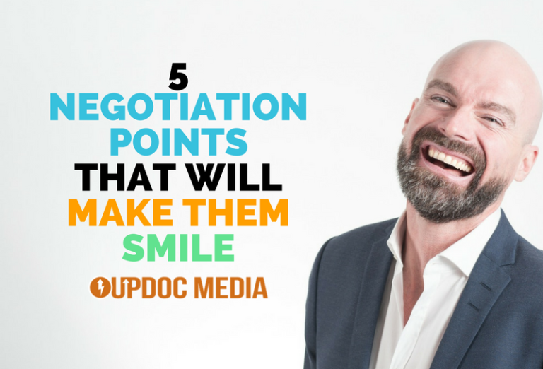5 Negotiation Points That Will Make Them Smile - UpDoc Media